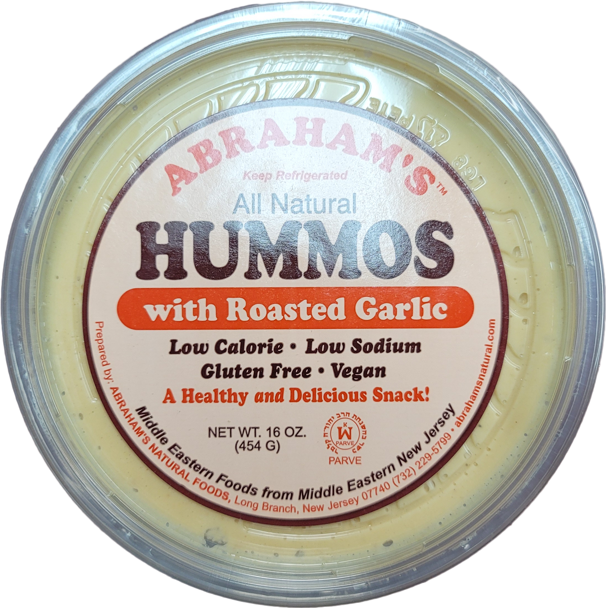 ROASTED GARLIC HUMMUS – Daniel Foods Corp