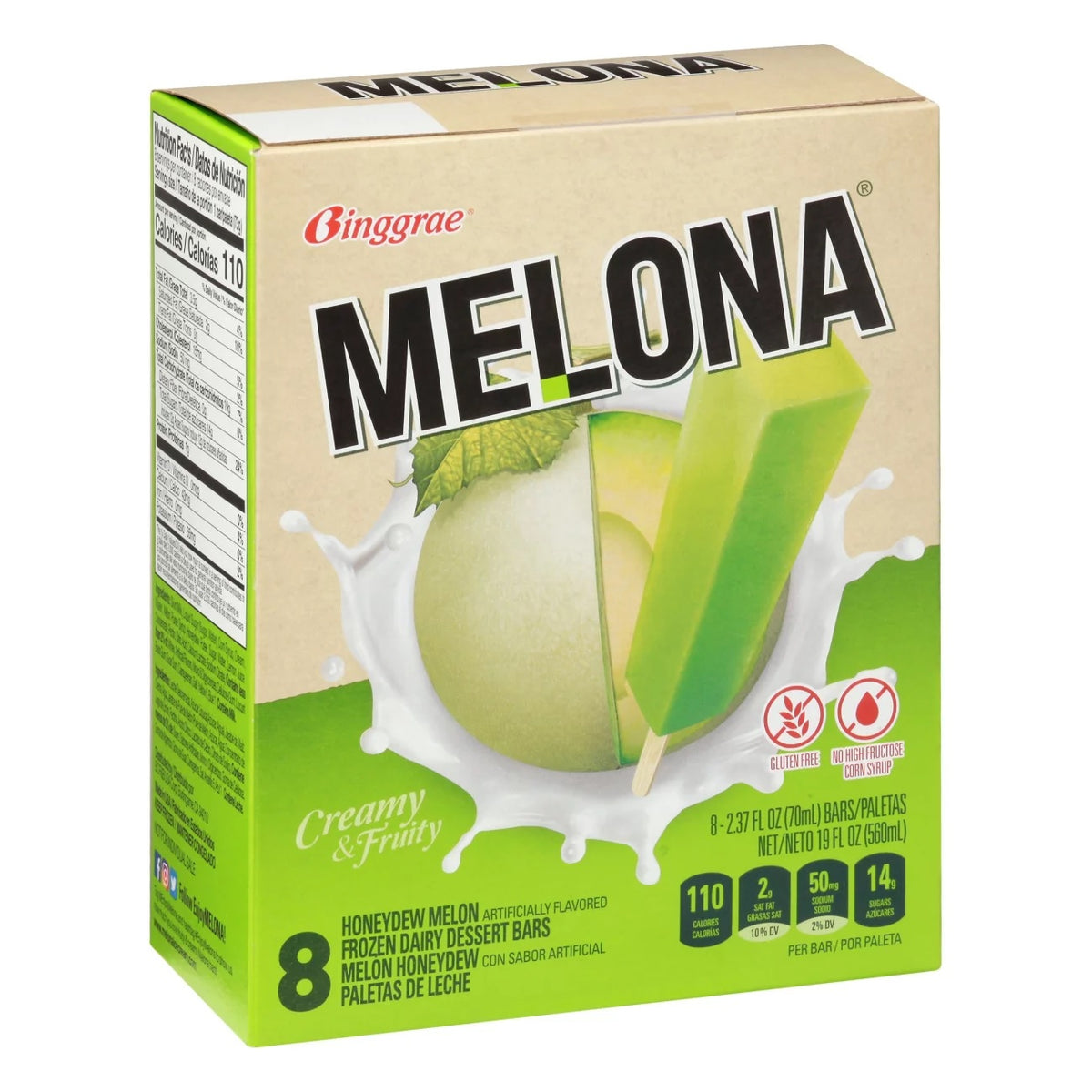 MELONA ICE CREAM BAR HONEYDEW – Daniel Foods Corp